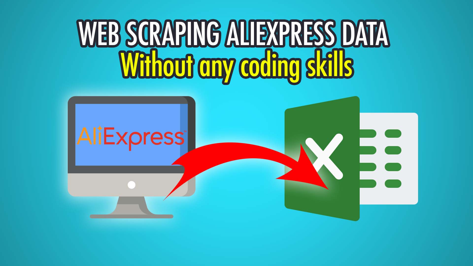 Web scraping AliExpress product data without any coding skills [VIDEO]